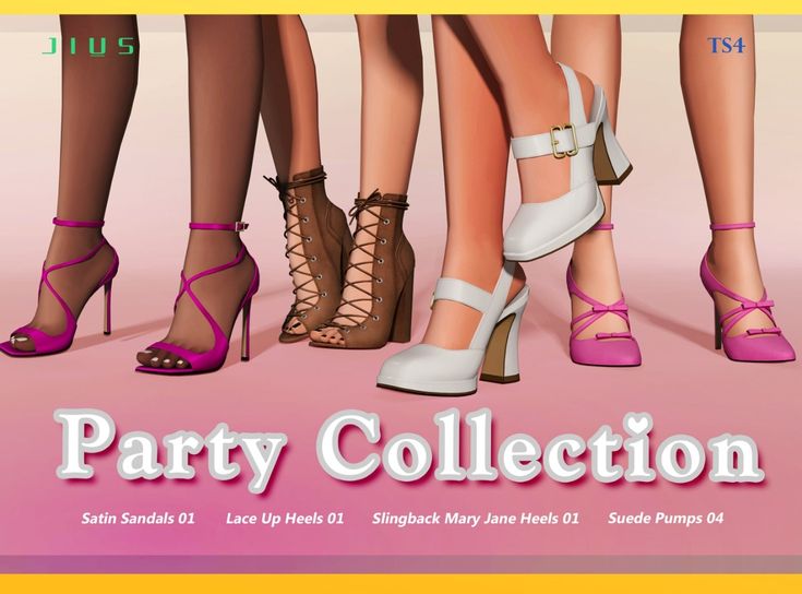 39+ Stunning Sims 4 Heels CC for the Perfect Date Night (Sims 4 CC Shoes)