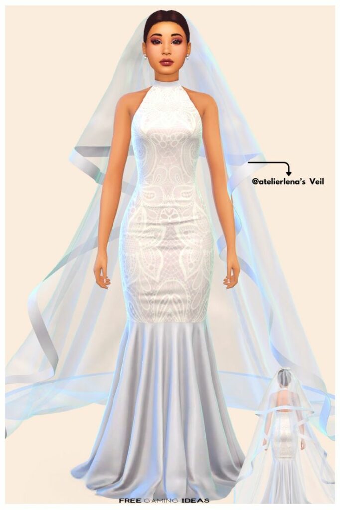 21+ Aesthetic Sims 4 Wedding Veil CC (Updated!)