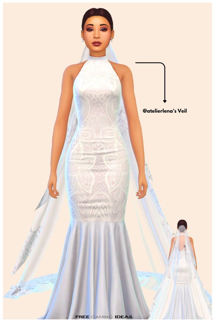 21+ Aesthetic Sims 4 Wedding Veil CC (Updated!)