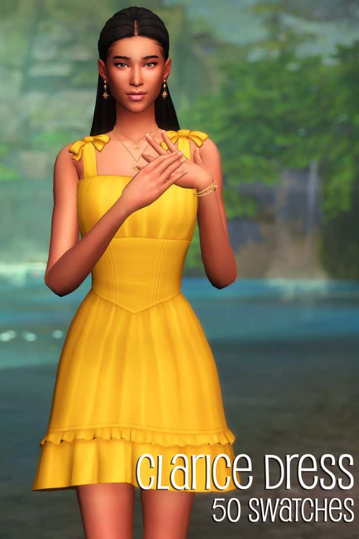 27 Best Sims 4 Dress CC Maxis Match (Date Night Dress, Mini Dress, and ...