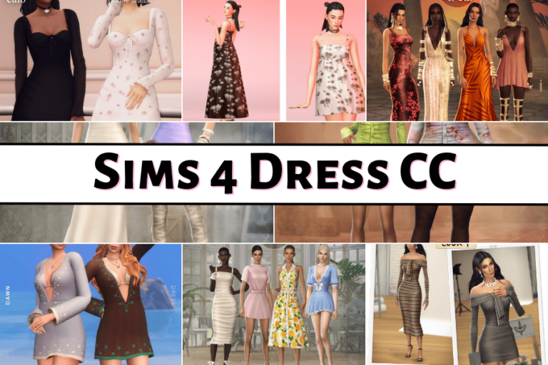 27 Best Sims 4 Dress CC Maxis Match (Date Night Dress, Mini Dress, and ...