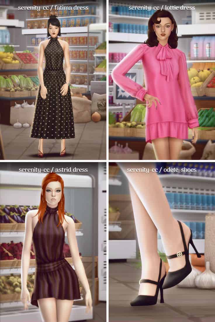 27 Best Sims 4 Dress CC Maxis Match (Date Night Dress, Mini Dress, and More)
