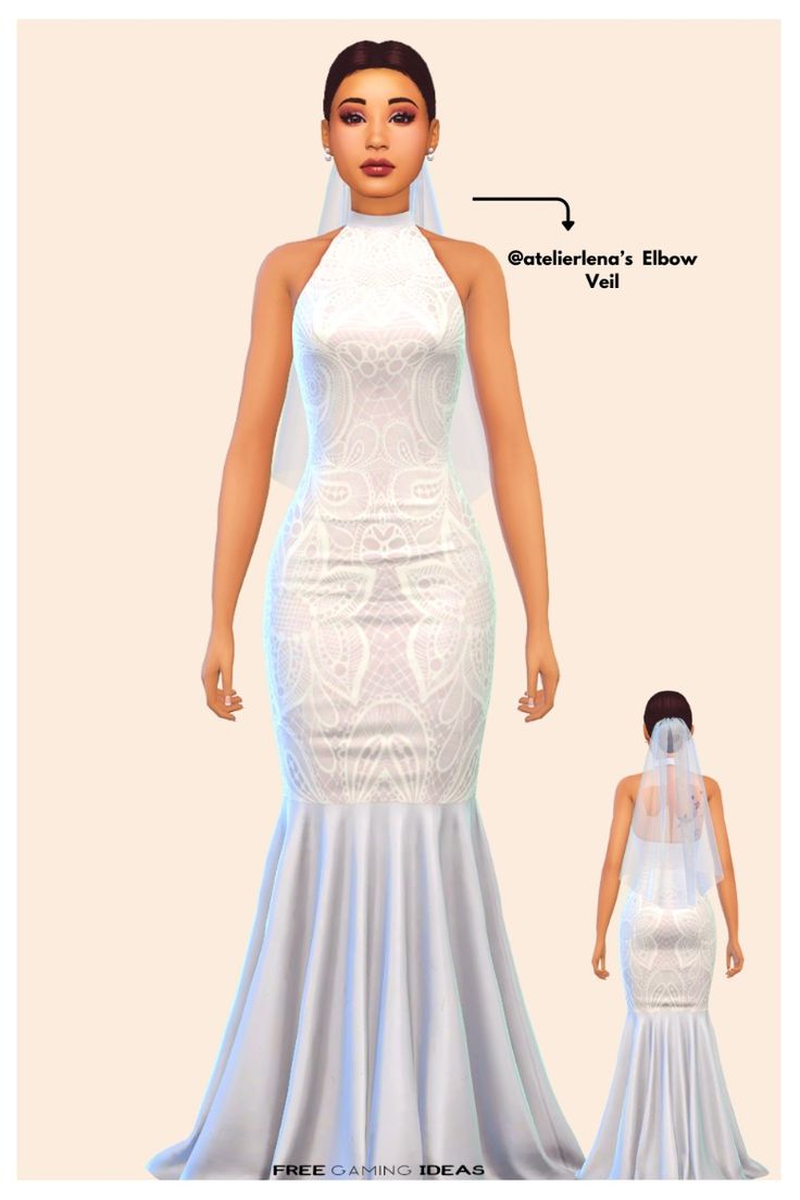 21+ Aesthetic Sims 4 Wedding Veil CC (Updated!)
