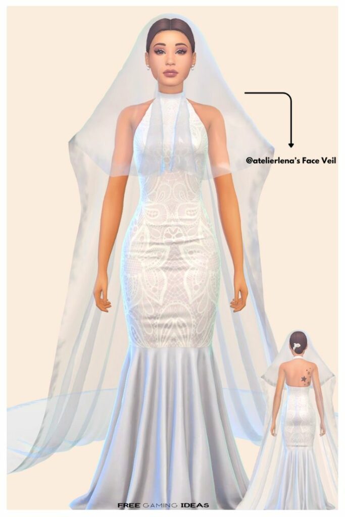 21+ Aesthetic Sims 4 Wedding Veil CC (Updated!)