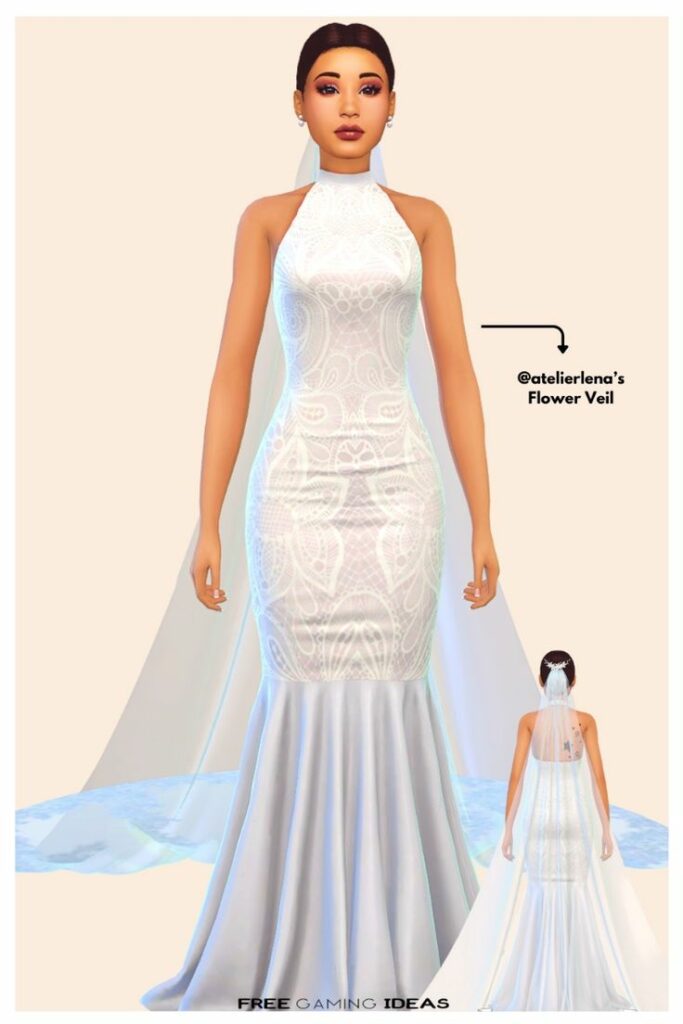 21+ Aesthetic Sims 4 Wedding Veil CC (Updated!)