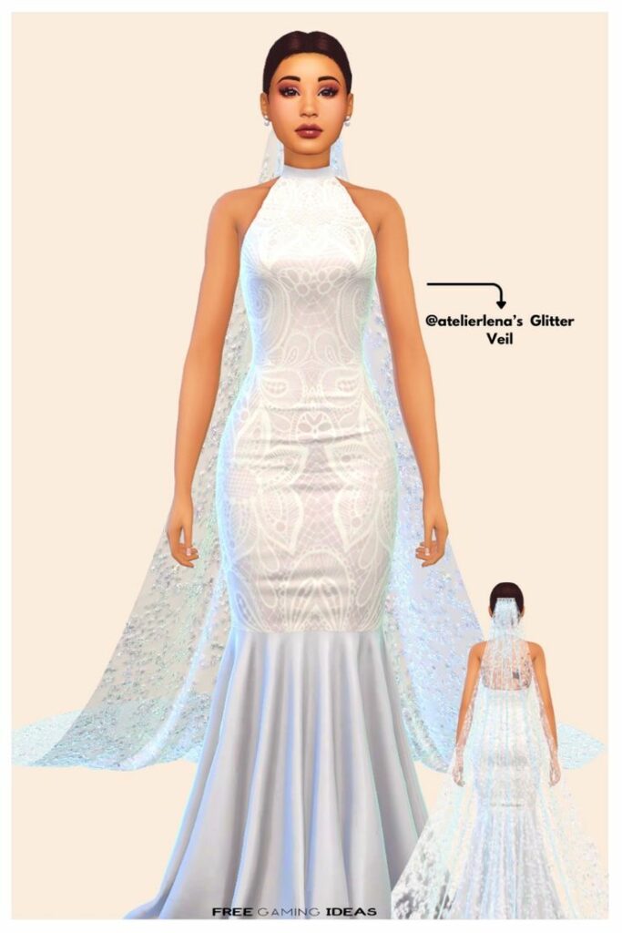 21+ Aesthetic Sims 4 Wedding Veil CC (Updated!)