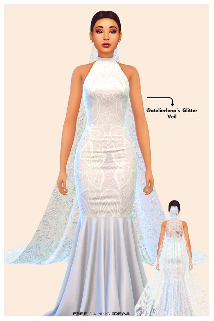 21+ Aesthetic Sims 4 Wedding Veil CC (Updated!)