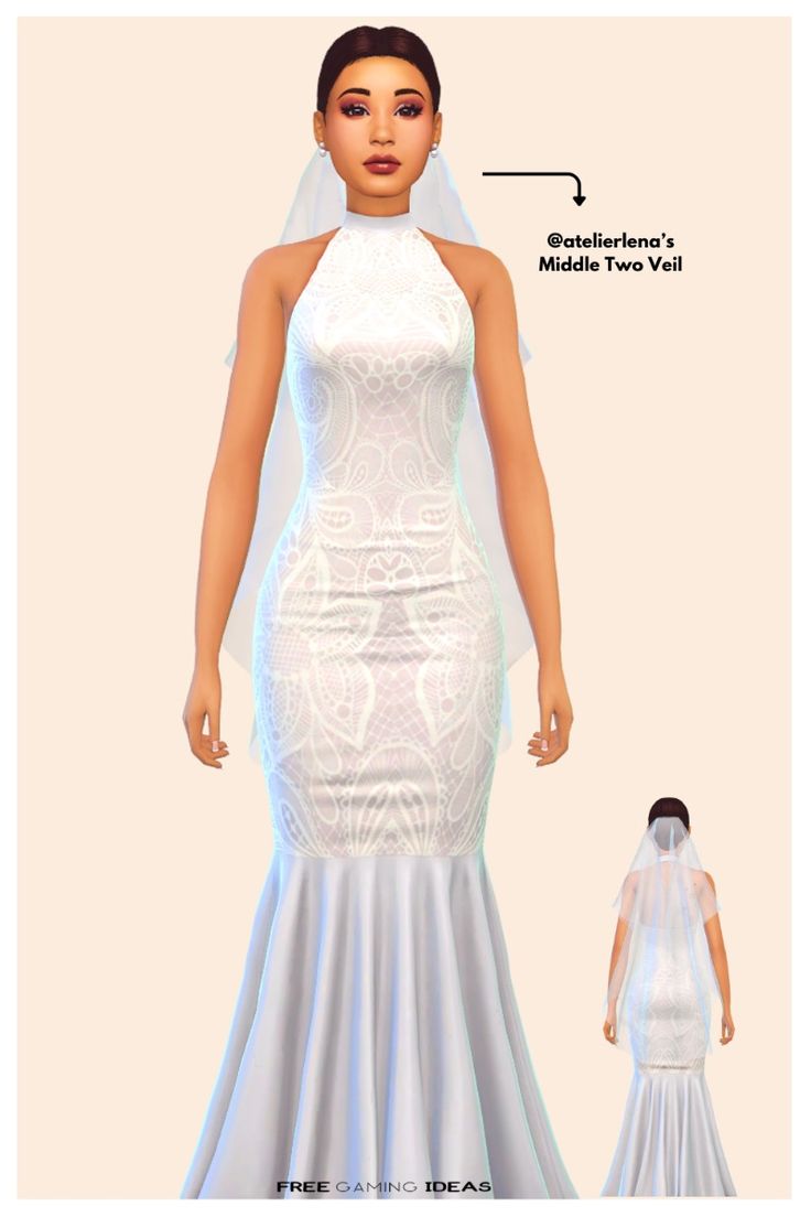 21+ Aesthetic Sims 4 Wedding Veil CC (Updated!)