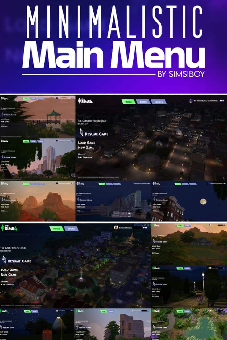 The Ultimate Collection of Sims 4 Main Menu Mods You Need to Try (Updated!)