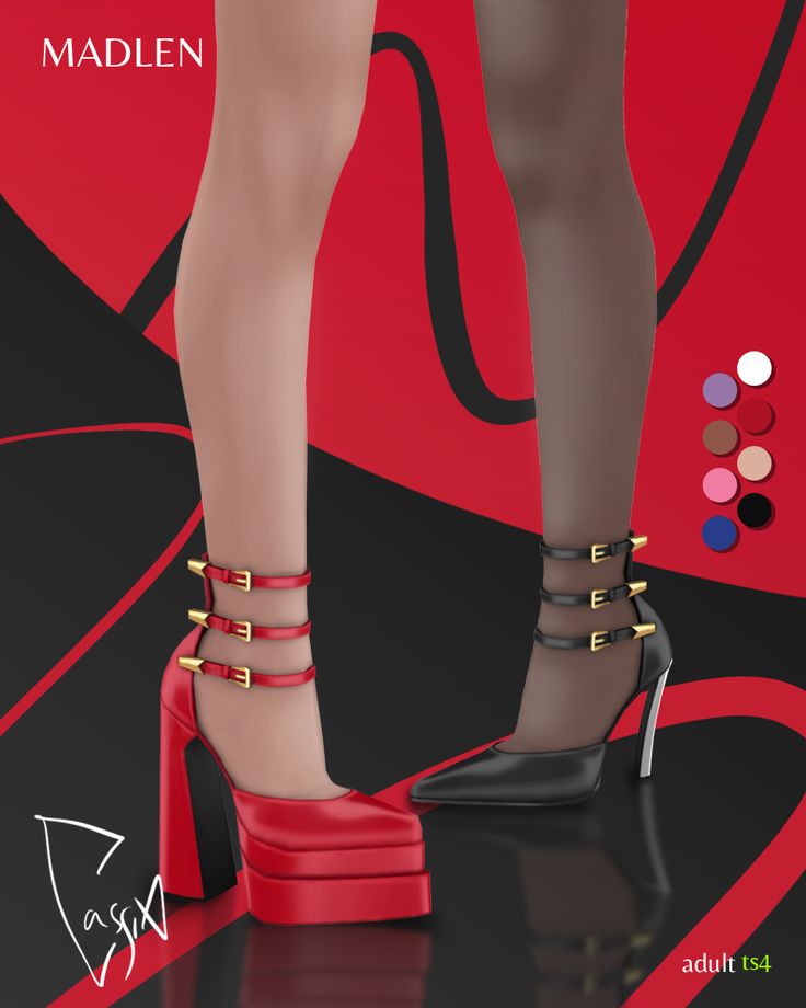 29+ Stunning Sims 4 Heels CC for the Perfect Date Night (Sims 4 CC Shoes)