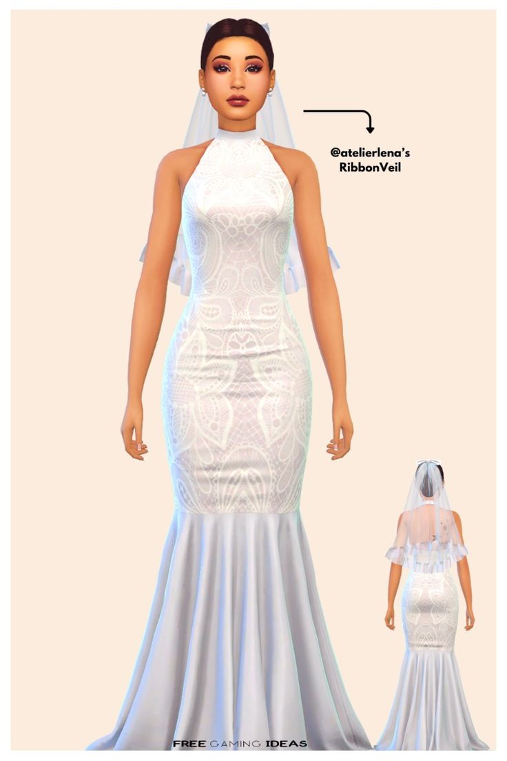 21+ Aesthetic Sims 4 Wedding Veil CC (Updated!)