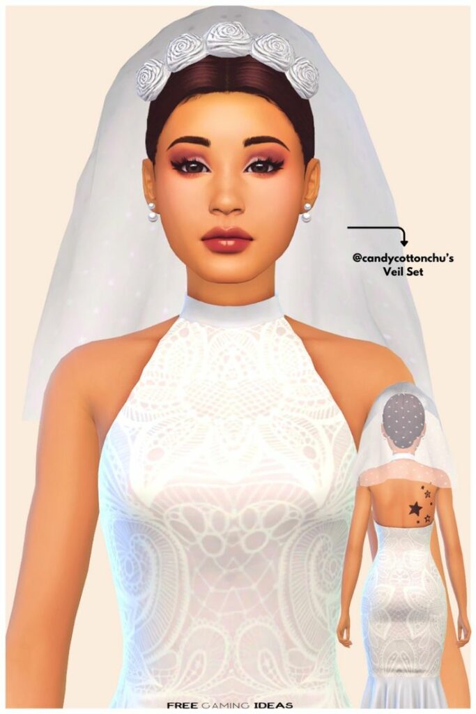 21+ Aesthetic Sims 4 Wedding Veil CC (Updated!)