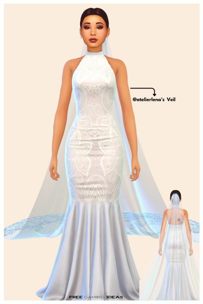 21+ Aesthetic Sims 4 Wedding Veil CC (Updated!)