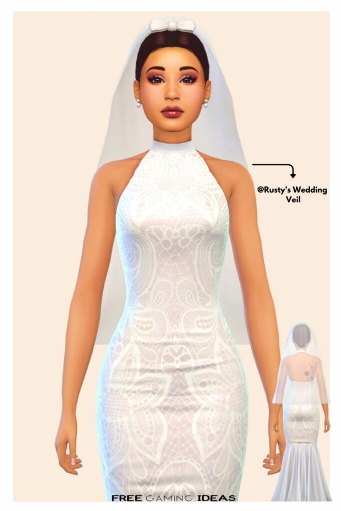21+ Aesthetic Sims 4 Wedding Veil CC (Updated!)