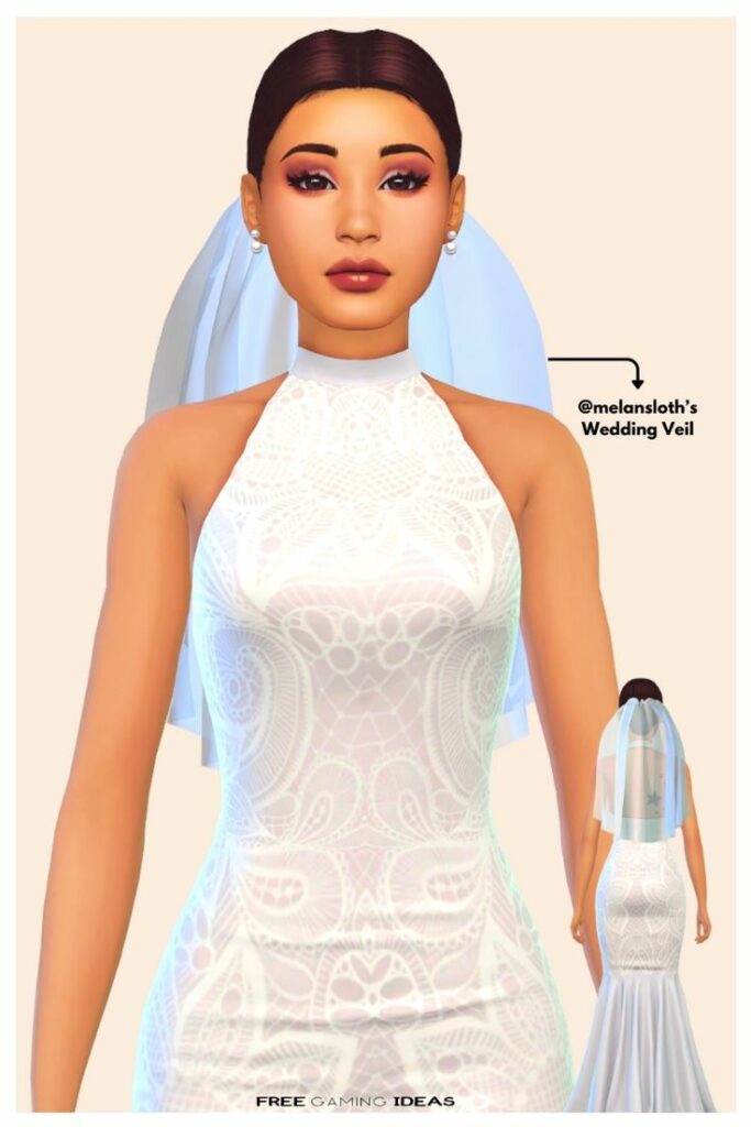21+ Aesthetic Sims 4 Wedding Veil CC (Updated!)