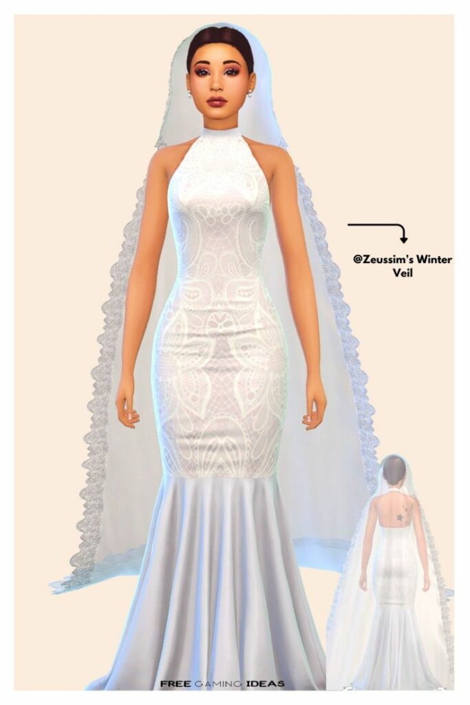 21+ Aesthetic Sims 4 Wedding Veil CC (Updated!)