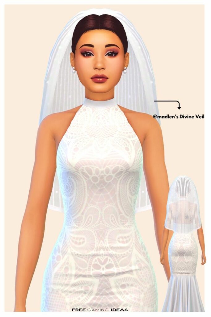 21+ Aesthetic Sims 4 Wedding Veil CC (Updated!)