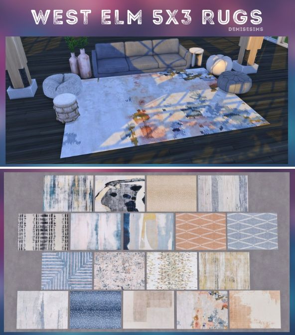 29+ Sims 4 Rugs CC and Carpets CC for Perfect Home Decor