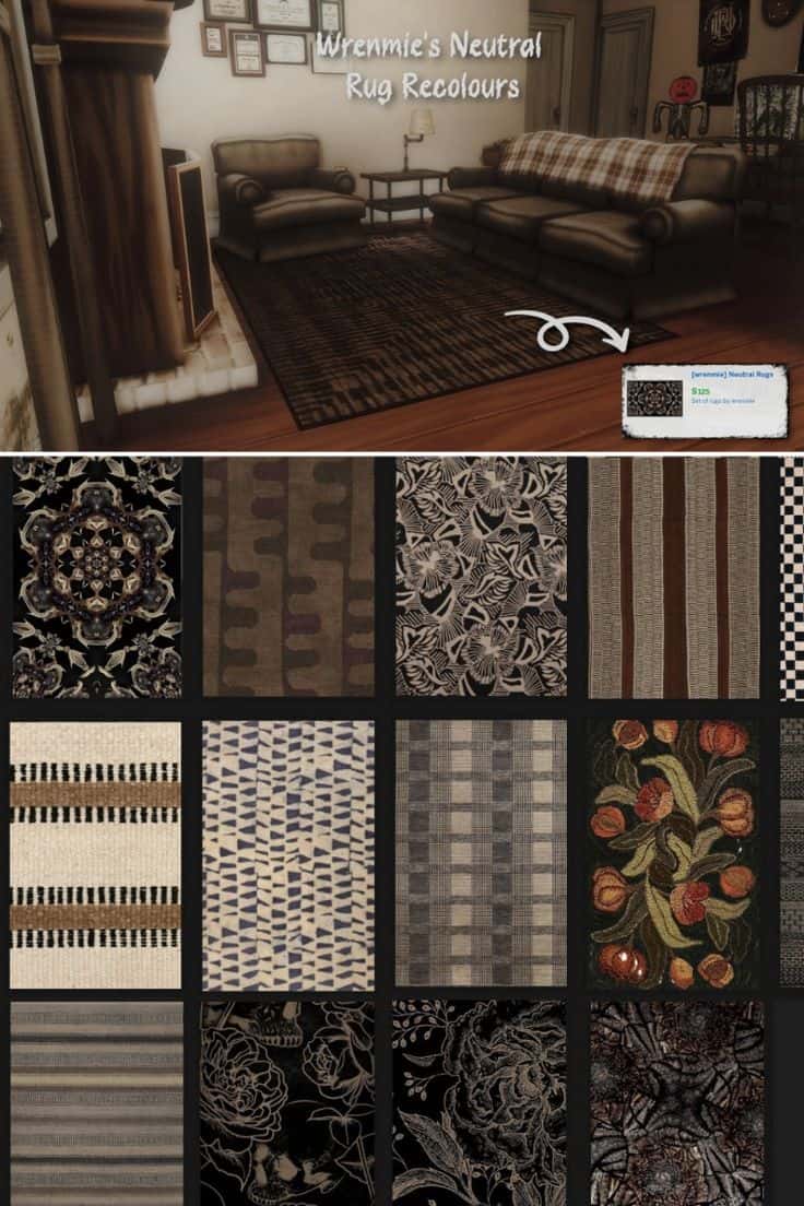 29+ Sims 4 Rugs CC and Carpets CC for Perfect Home Decor