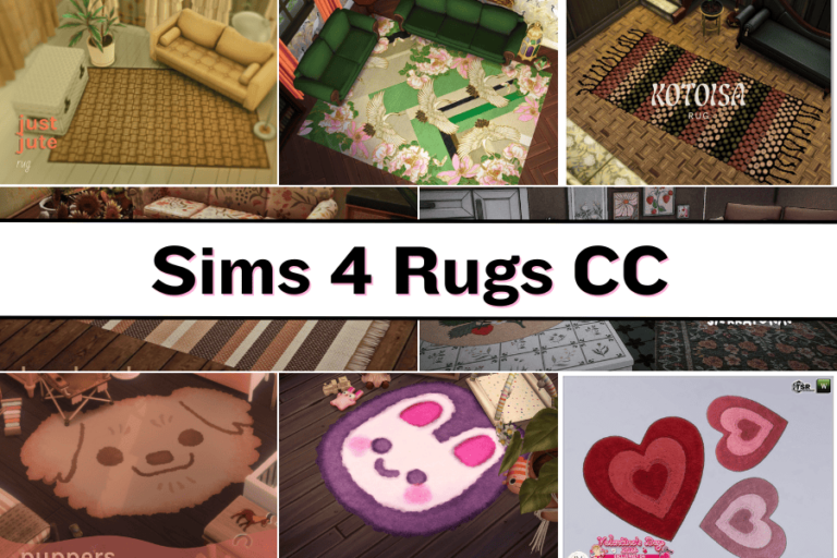 29+ Sims 4 Rugs CC and Carpets CC for Perfect Home Decor