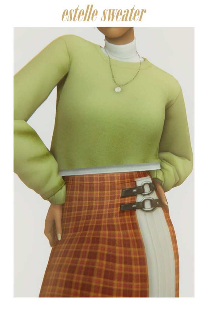 31+ Must-Have Sims 4 Sweater CC for Male and Female Sims (Maxis Match)