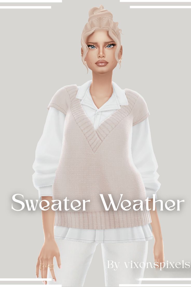 31+ Must-Have Sims 4 Sweater CC for Male and Female Sims (Maxis Match)