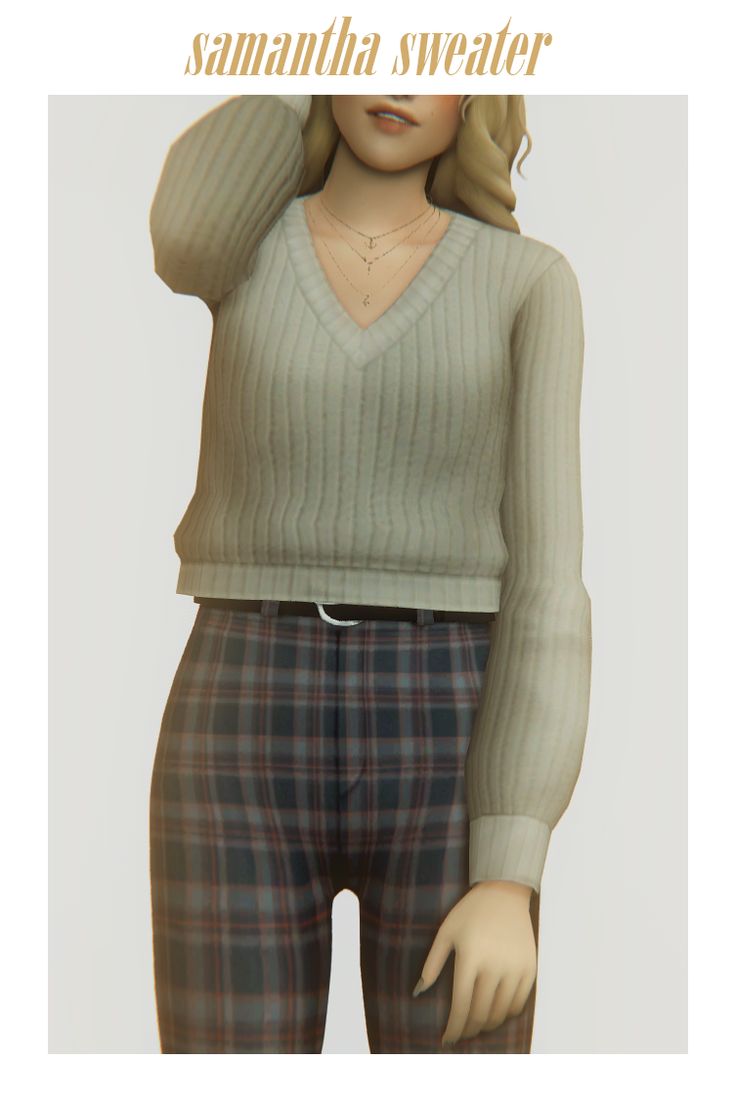 31+ Must-Have Sims 4 Sweater CC for Male and Female Sims (Maxis Match)
