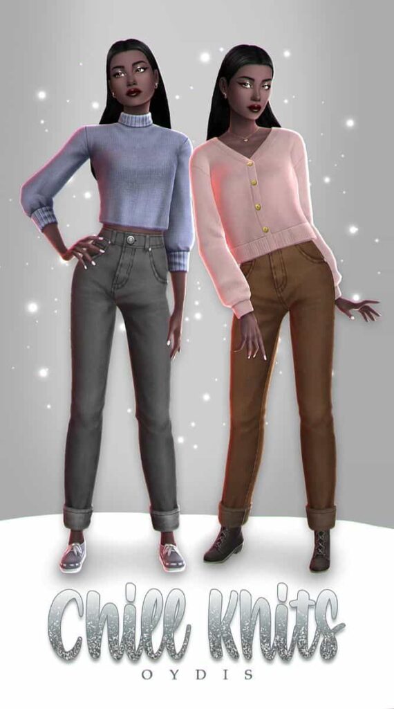 31+ Must-Have Sims 4 Sweater CC for Male and Female Sims (Maxis Match)