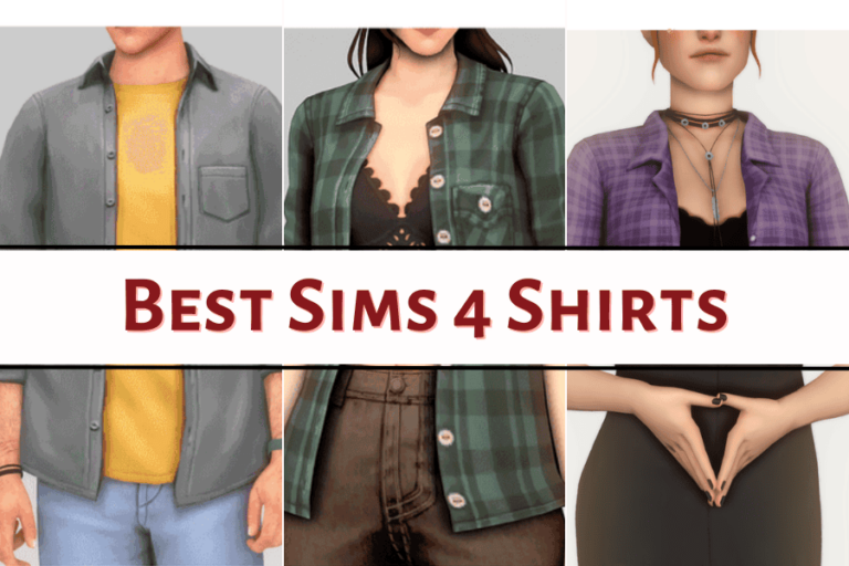 31+ Essential Sims 4 Shirts You Need for Male and Female Sims