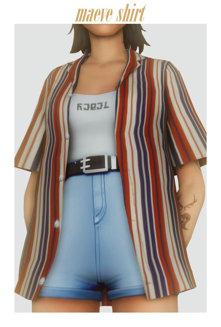 31+ Essential Sims 4 Shirts You Need for Male and Female Sims
