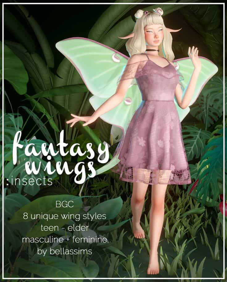 21+ Sims 4 Wings CC and Mods: Angel, Fairy, Demon, and Fantasy Styles