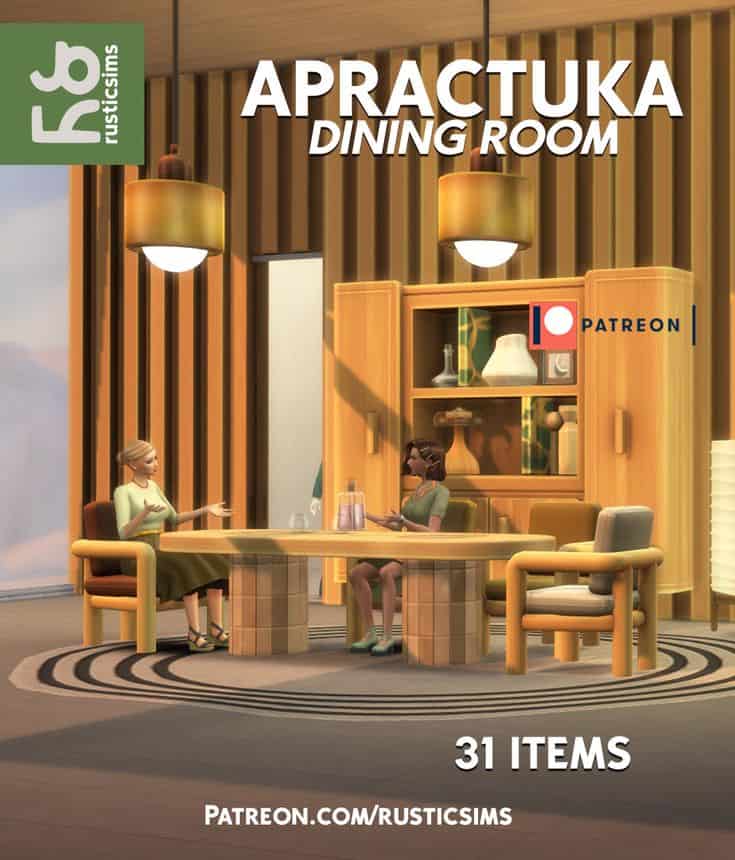 23+ Best Sims 4 Dining Room CC: Dining Tables, Chairs, Decor & More!