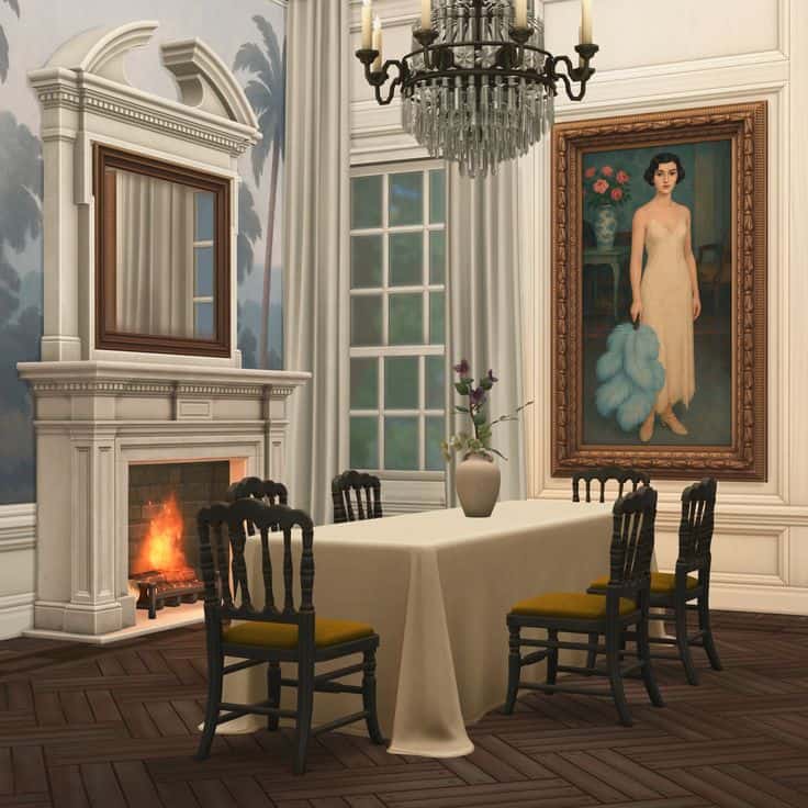 23+ Best Sims 4 Dining Room CC: Dining Tables, Chairs, Decor & More!