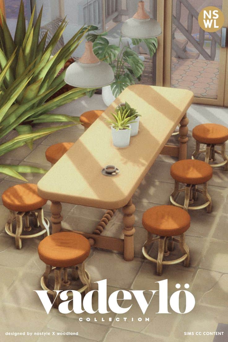 23+ Best Sims 4 Dining Room CC: Dining Tables, Chairs, Decor & More!