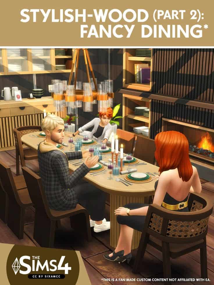 23+ Best Sims 4 Dining Room CC: Dining Tables, Chairs, Decor & More!
