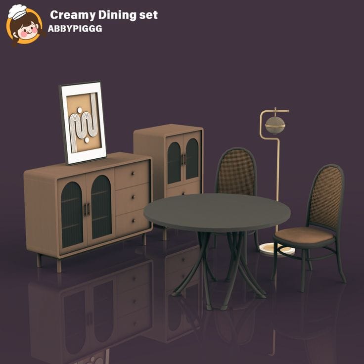 23+ Best Sims 4 Dining Room CC: Dining Tables, Chairs, Decor & More!