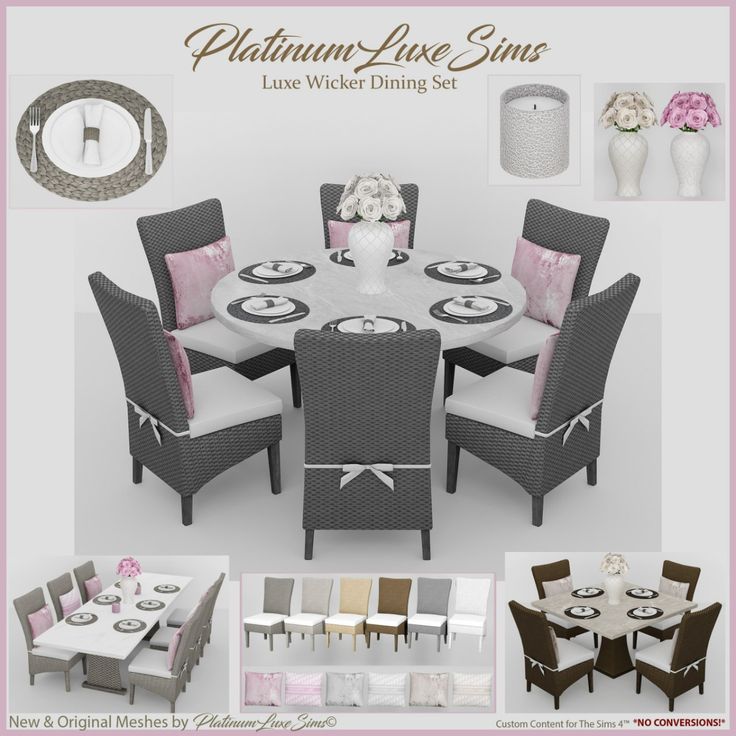 23+ Best Sims 4 Dining Room CC: Dining Tables, Chairs, Decor & More!