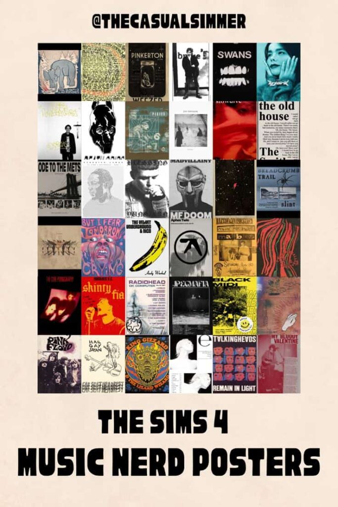 Best Sims 4 Posters CC: Anime, Bands, Movies & More to Level Up Your Walls