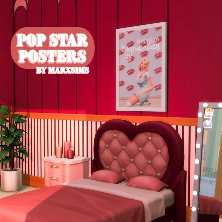 Best Sims 4 Posters CC: Anime, Bands, Movies & More to Level Up Your Walls