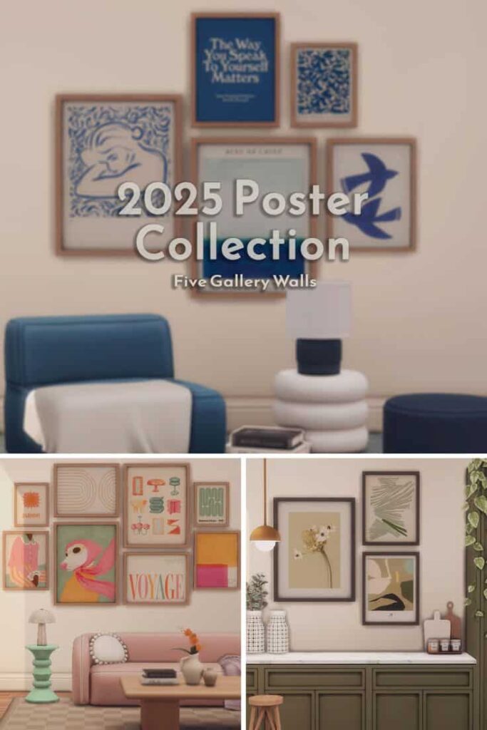 Best Sims 4 Posters CC: Anime, Bands, Movies & More to Level Up Your Walls