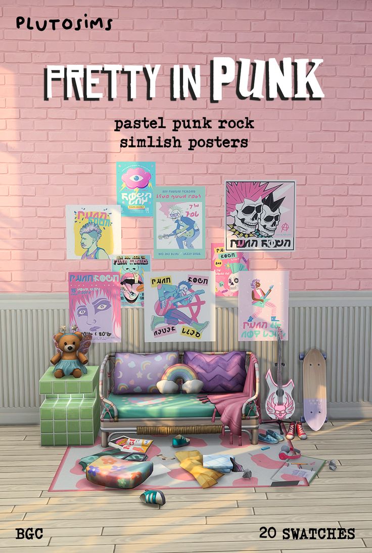 Best Sims 4 Posters CC: Anime, Bands, Movies & More to Level Up Your Walls