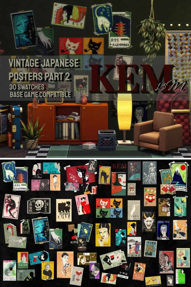 Best Sims 4 Posters CC: Anime, Bands, Movies & More to Level Up Your Walls