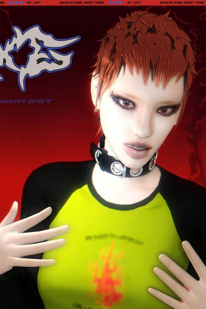 Stylish Sims 4 Short Hair CC: Curly, Wavy, Edgy, With Bangs, and More