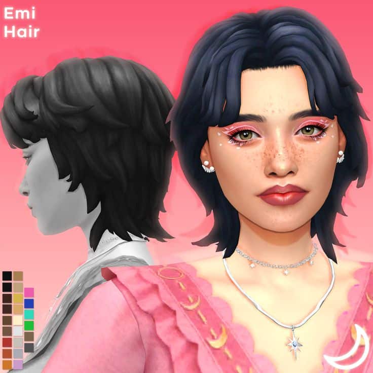 Stylish Sims 4 Short Hair CC: Curly, Wavy, Edgy, With Bangs, and More