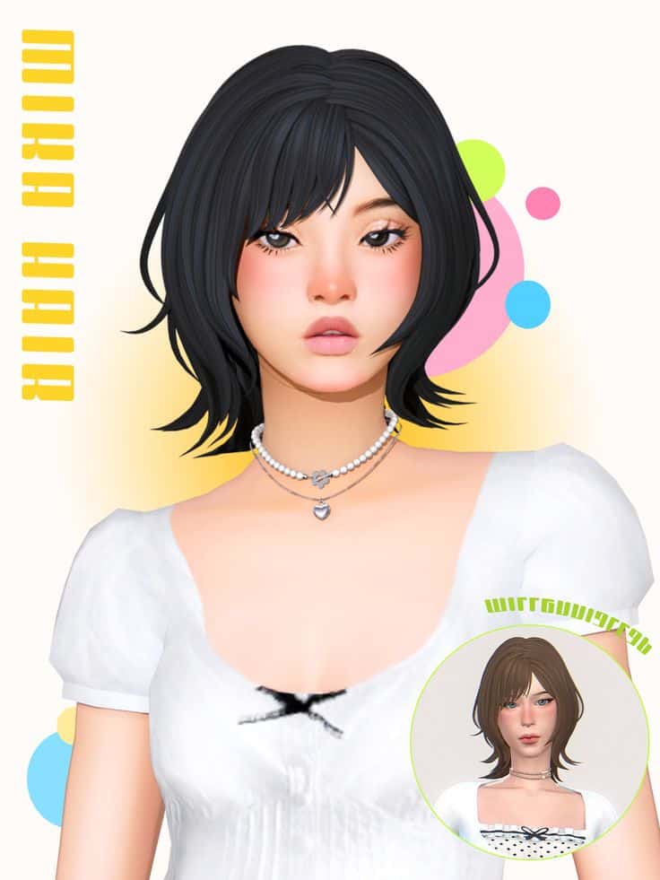 Stylish Sims 4 Short Hair CC: Curly, Wavy, Edgy, With Bangs, and More