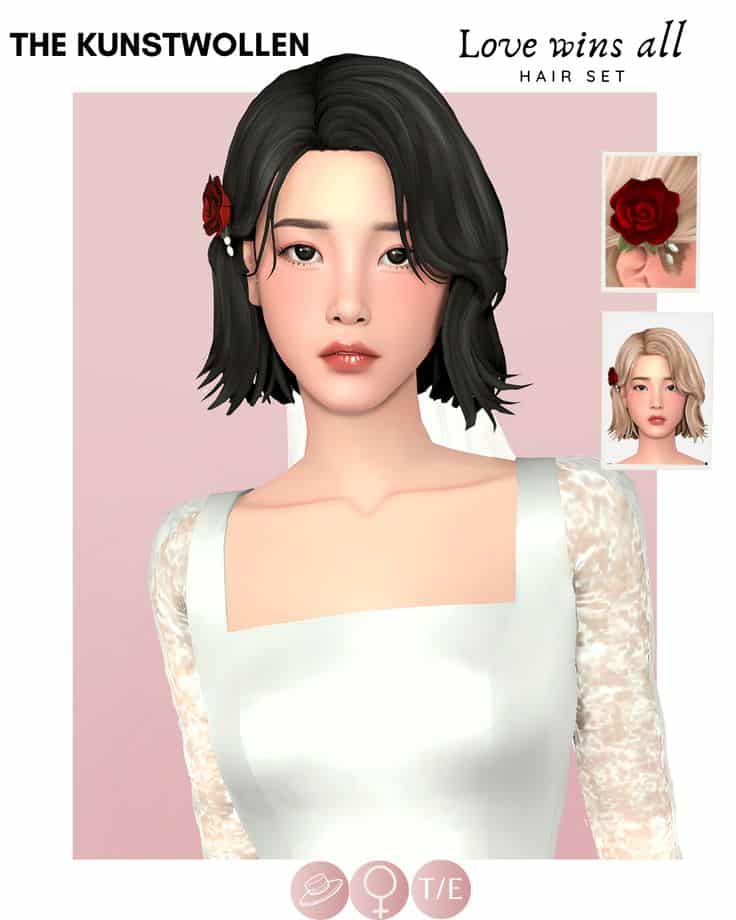 Stylish Sims 4 Short Hair CC: Curly, Wavy, Edgy, With Bangs, and More