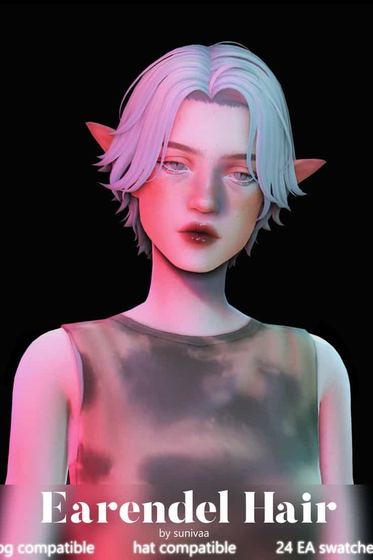 Stylish Sims 4 Short Hair CC: Curly, Wavy, Edgy, With Bangs, and More