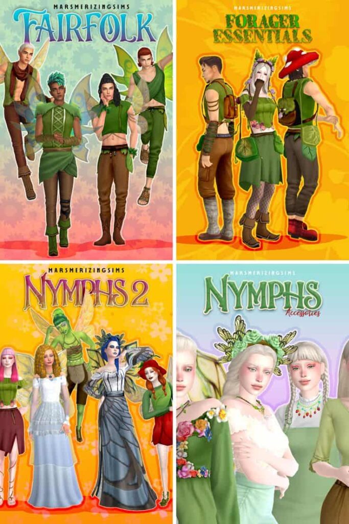 Sims 4 Fairy CC: Wings, Dresses, Hairstyles, Accessories & More for ...