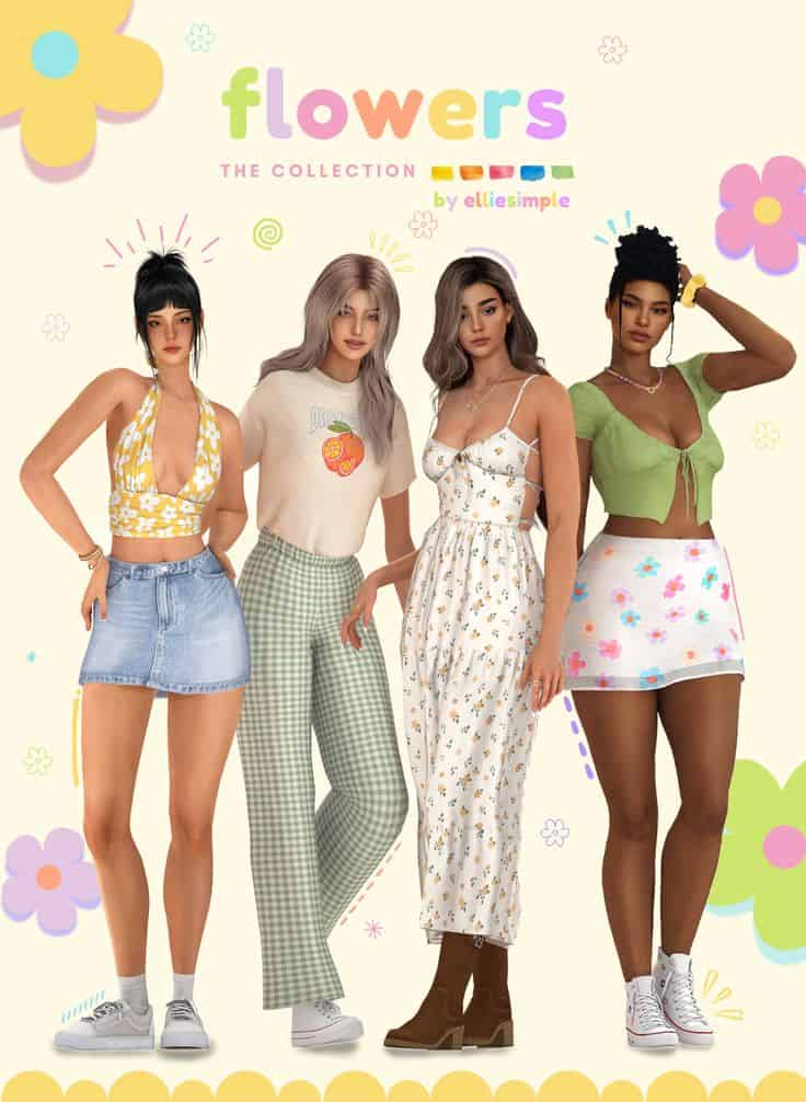 Sims 4 Skirts CC (Long, Minis, Denim, Pleated, Micro, and More)