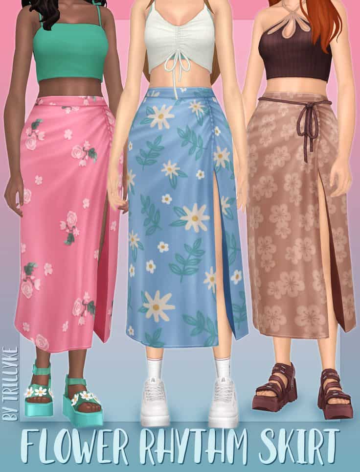 Sims 4 Skirts CC (Long, Minis, Denim, Pleated, Micro, and More)